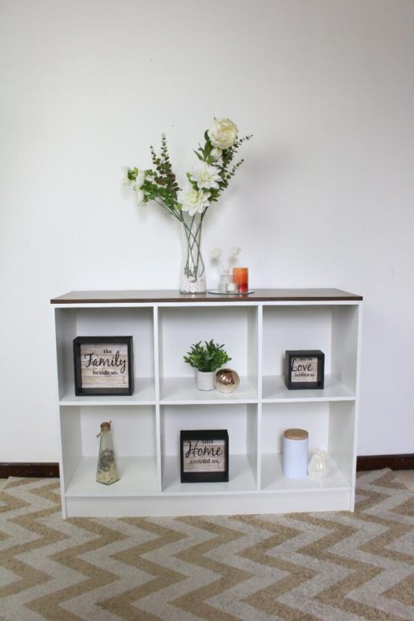 BUFETERA MILAN - BLANCO CON ROBLE RÚSTICO - Muebles Cordep